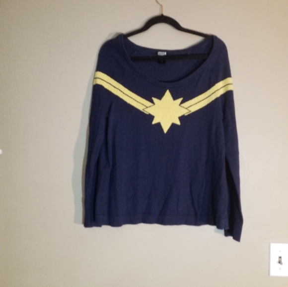Her Universe | Sweaters | Her Universe Capten Marvel Sweater | Poshmark